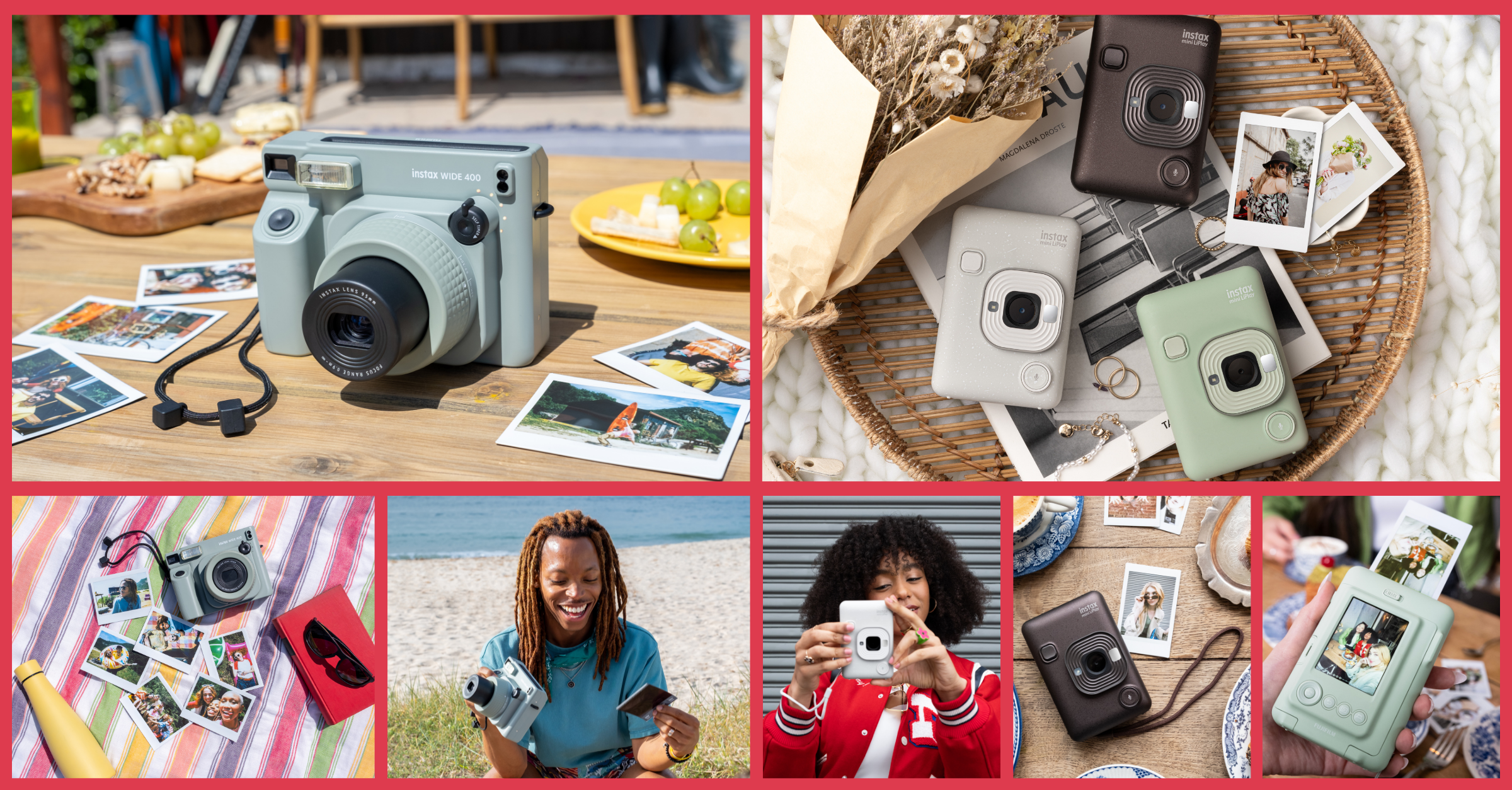 Capture Every Moment With The New Fujifilm Instax Wide 400 & Instax Mi