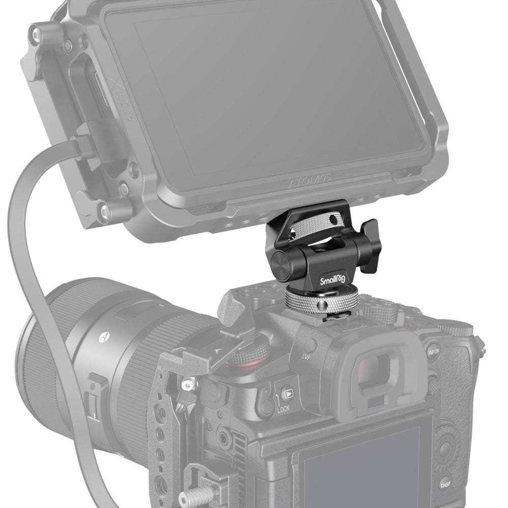 SmallRig Swivel and Tilt Adjustable Monitor Mount with Cold Shoe Mount