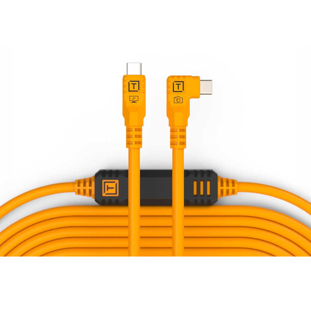 Tether Tools Tether Pro USB-C to USB-C Straight to Right Angle Cable